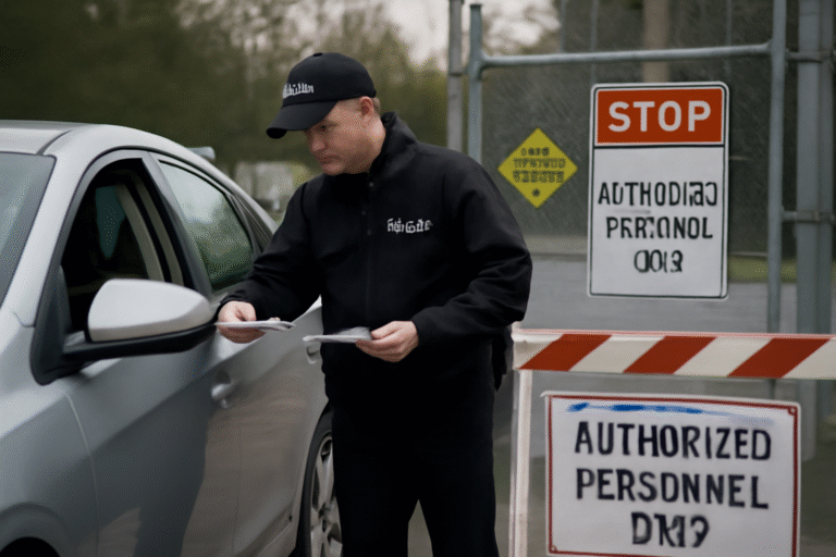 Vehicle Access Control for Security Guards - Defender Training Grounds